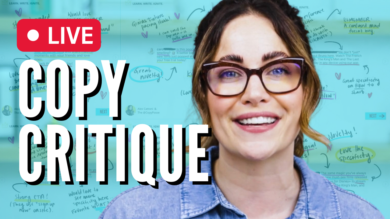 Ad Writing Exercise & Critique - How To Write Insanely Better Copy | Copy Posse